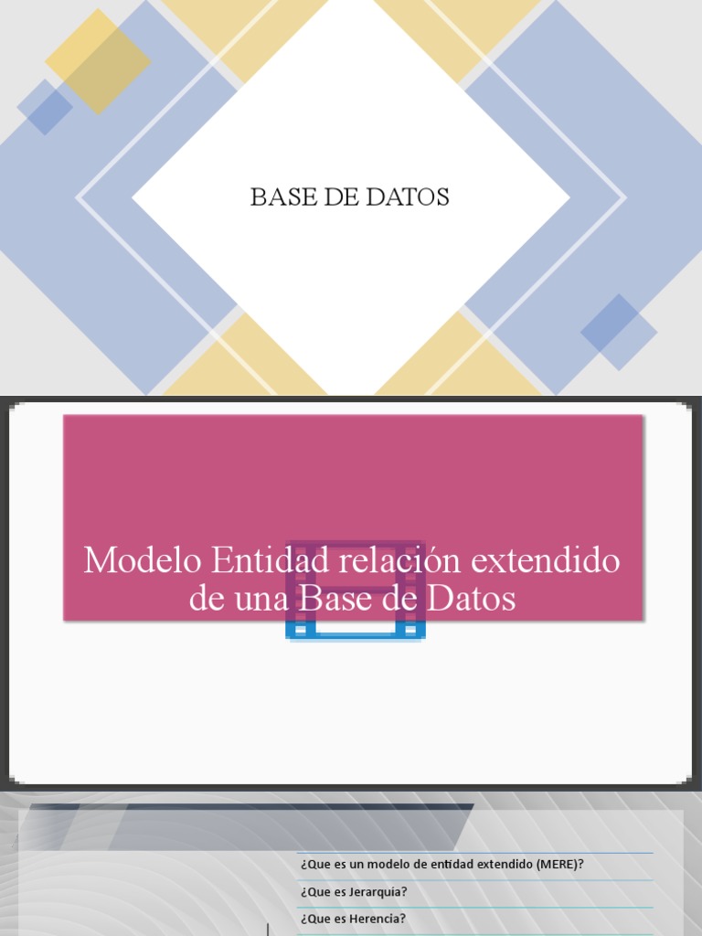 1.3.2 Modelo Relacional Extendido | PDF | Bases de datos | Informática