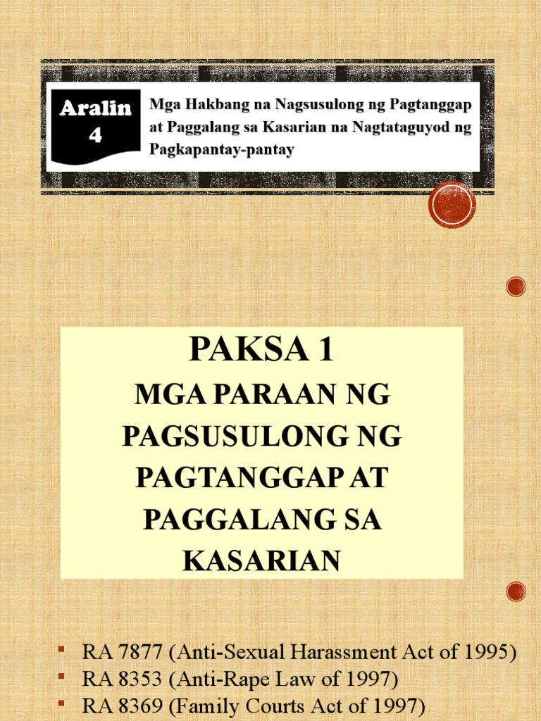 Mga Paraan Ng Pagsusulong Ng Pagtanggap At Paggalang Sa Kasarian Pdf ... Mga Paraan Ng Pagsusulong Ng Pagtanggap At Paggalang Sa Kasarian Pdf ...