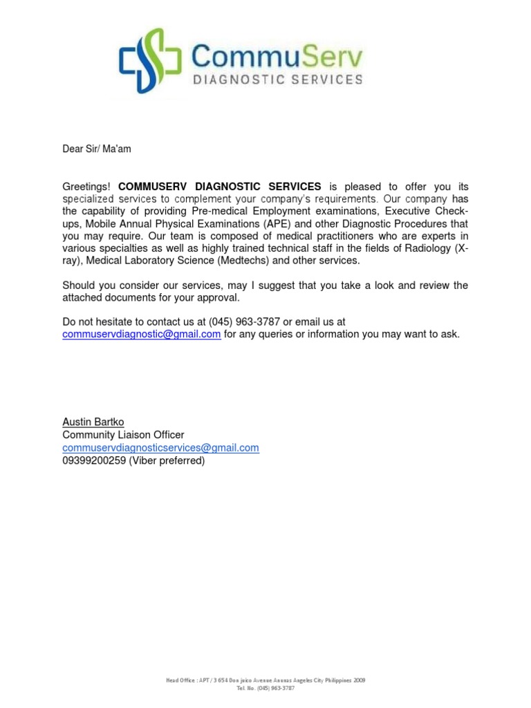 Medical Proposal | PDF | Physical Examination | Health Care