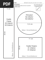 Molde Cartuchera Con Transparecia Gratis | PDF
