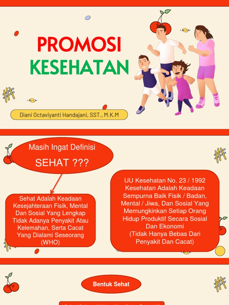 Konsep Dasar Promosi Kesehatan | PDF