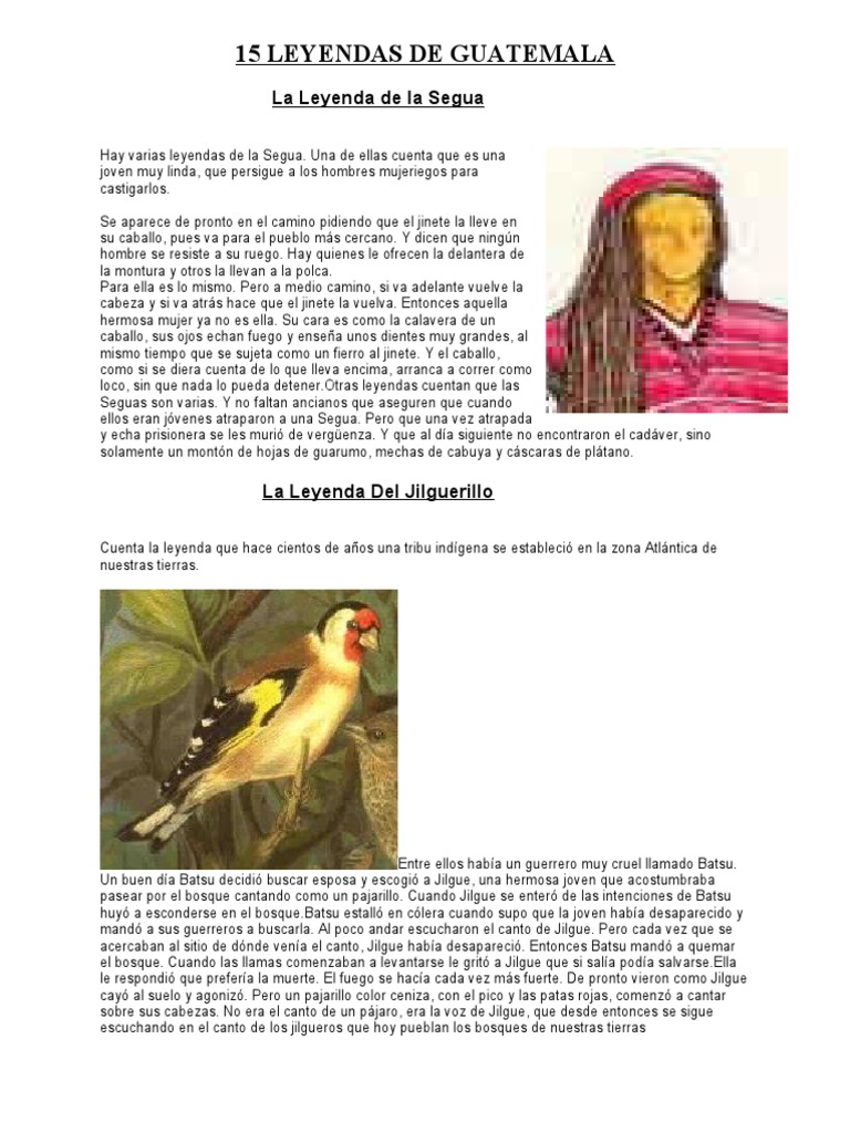 10 Leyendas de Guatemala | PDF