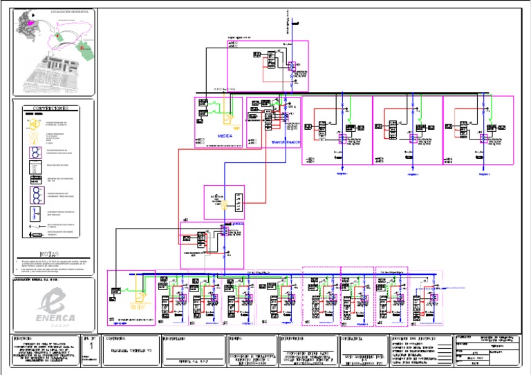Diagrama Unifilar V3-PLANO 1 | PDF | Componentes eléctricos ...