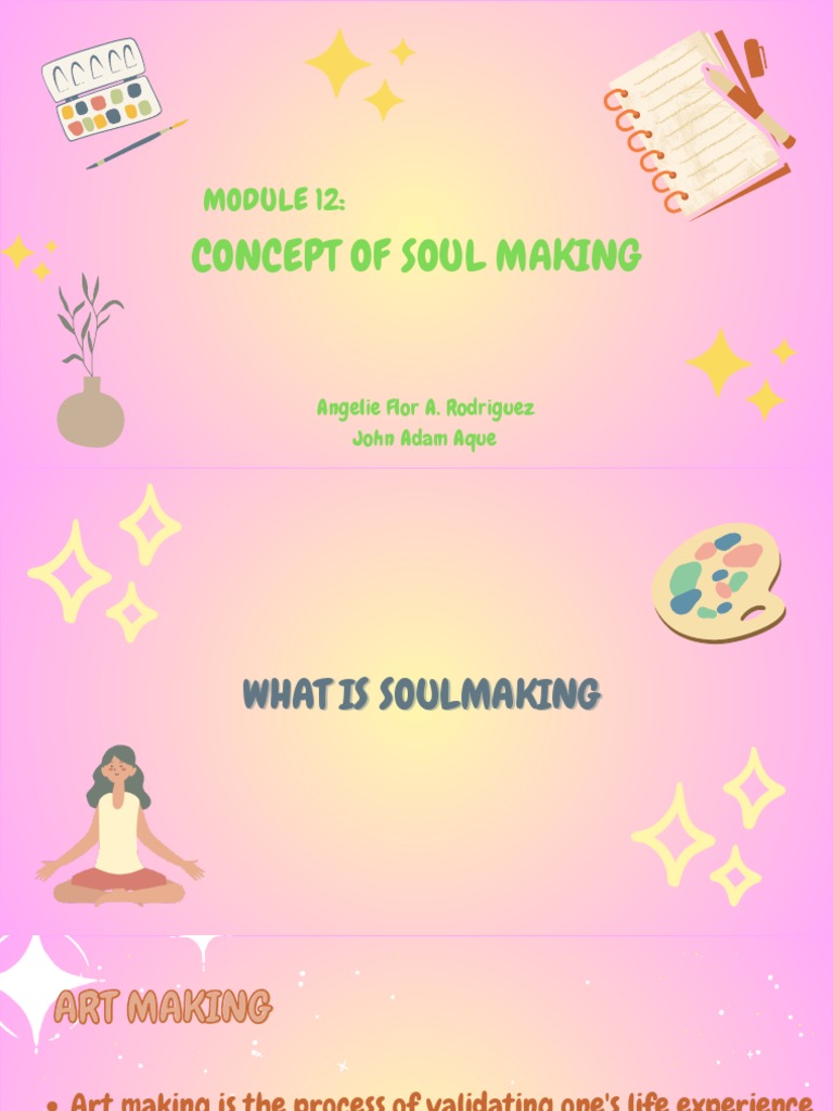 Concept of Soulmaking | PDF | Collage | Soul