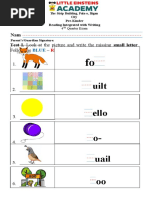 Black White Alphabet Letters Collage Worksheets | PDF | Languages ...