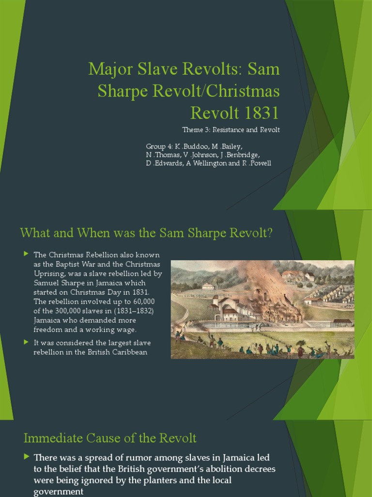 Major Slave Revolts | PDF | Human Rights Abuses | African Diaspora