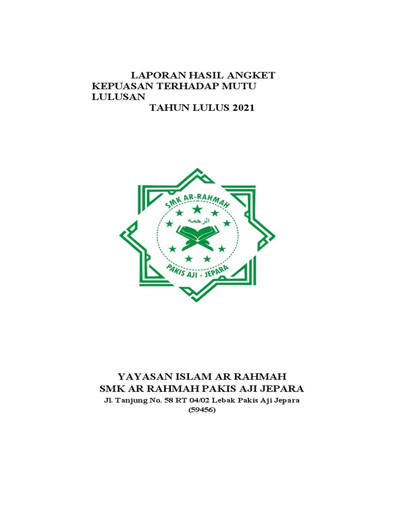 Salinan 1.11. Laporan Hasil Angket | PDF