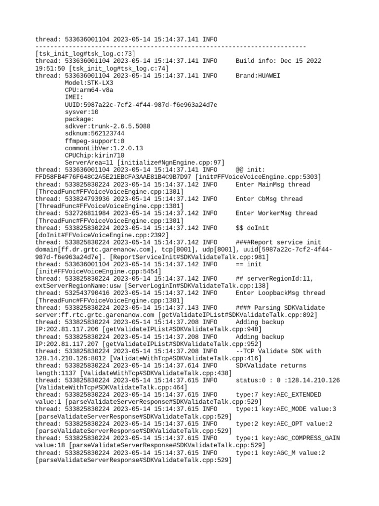 FFRTC Log | PDF | Internet Architecture | Computer Standards