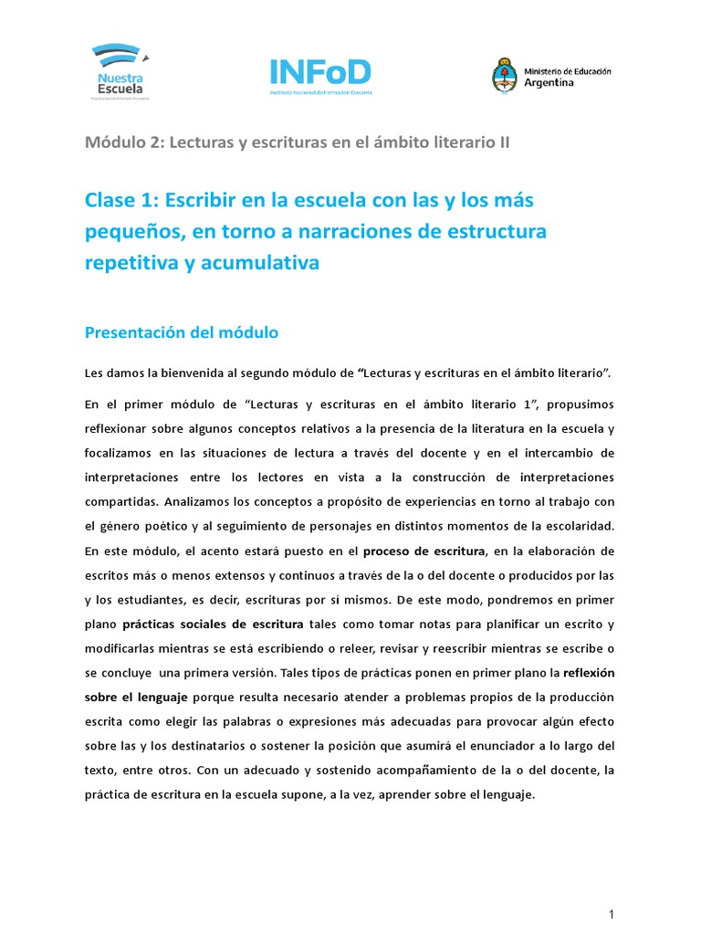Escritura Escolar para Pequeños | PDF
