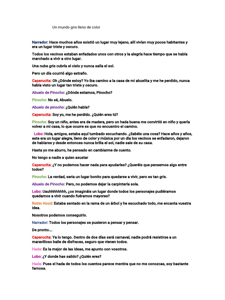 Un carnaval en un mundo gris | PDF