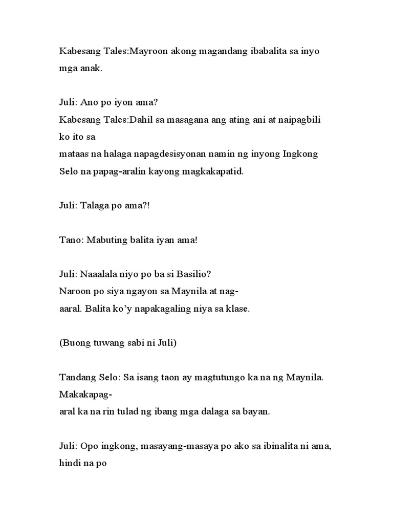El Filibusterismo Kabanata 4 | PDF