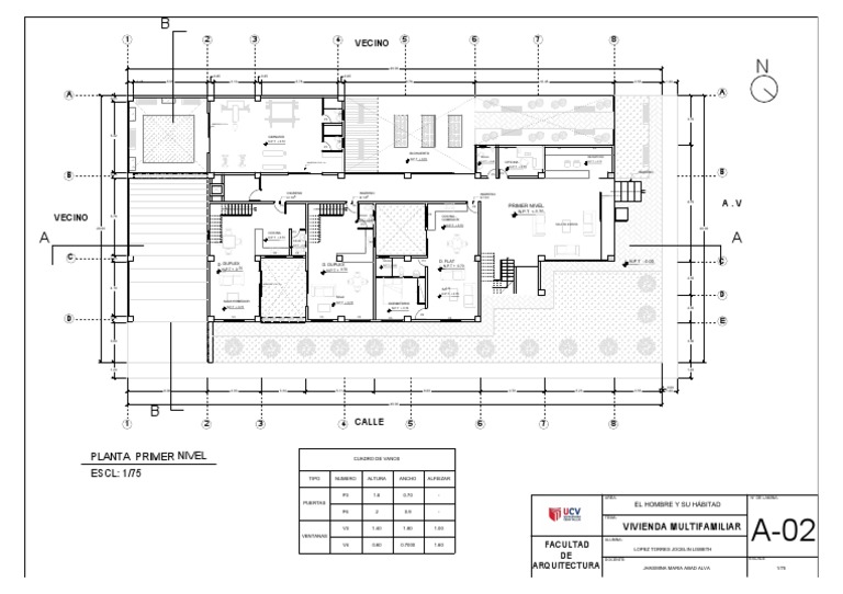 MULTIFAMILIAR - TALLER 3 primer pis-Model | PDF
