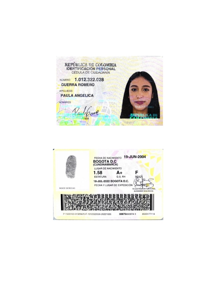 Cédula Paula Guerra | PDF