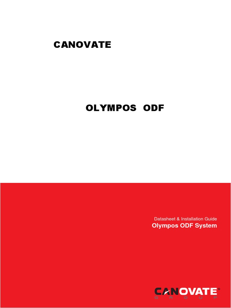 Canovate ODF Olympos Install 1 | PDF | Telecommunications ...