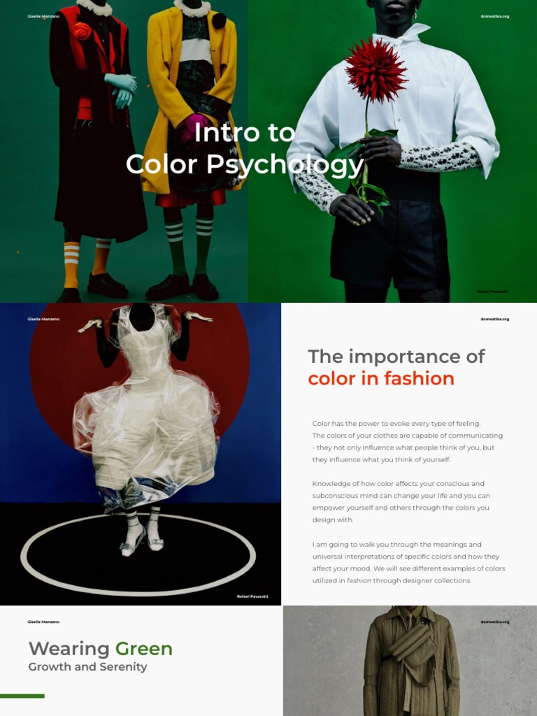 U2 - 01 - Introduction To Color Psychology | PDF | Color | Green