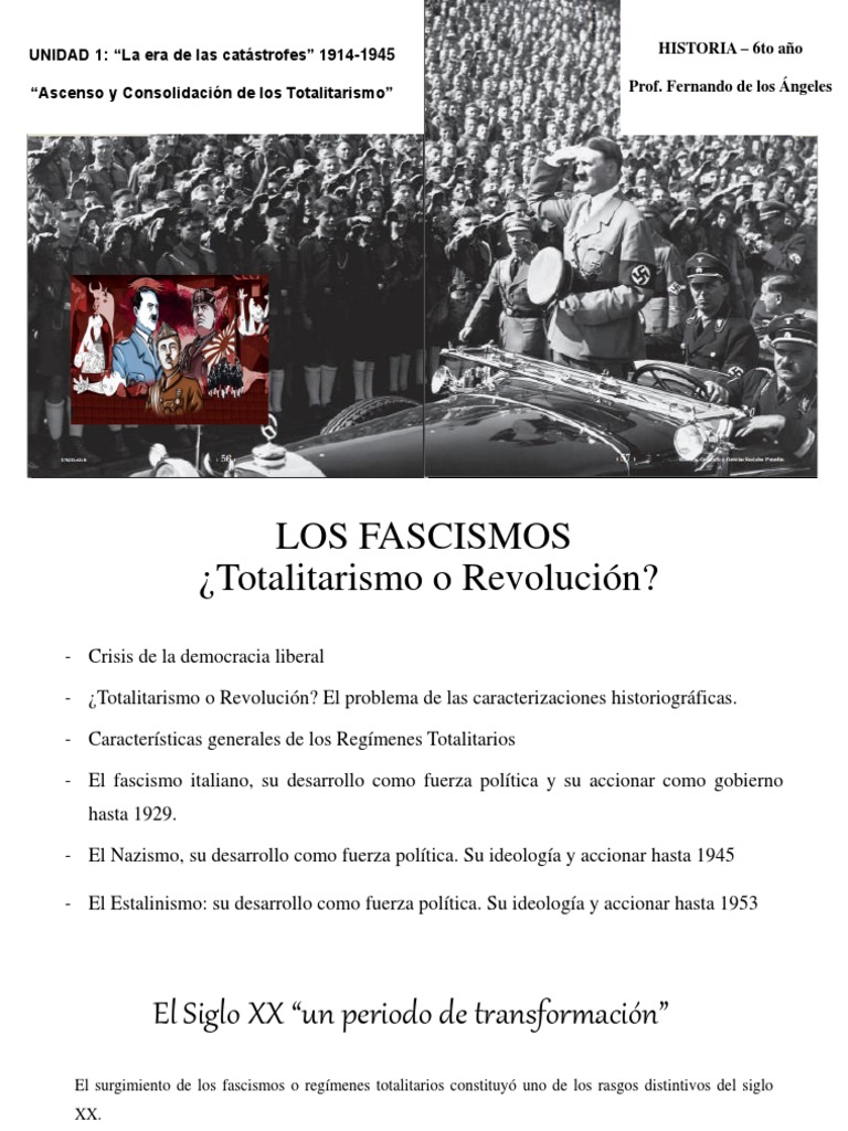 Ascenso y Consolidación de Los Regimenes Totalitarios | PDF | Alemania ...