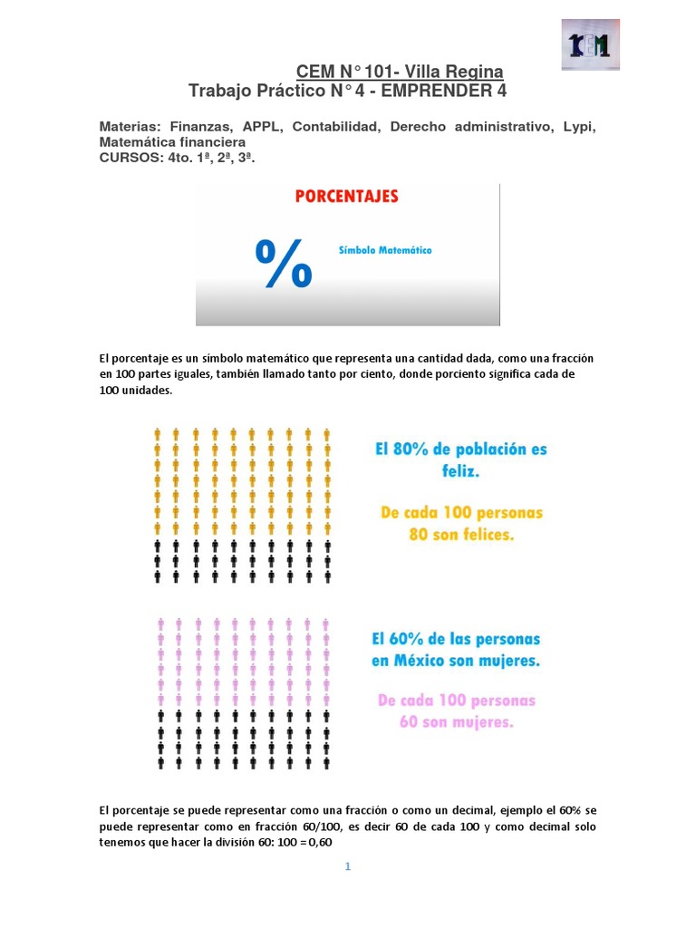 Conceptos Clave del Porcentaje | PDF