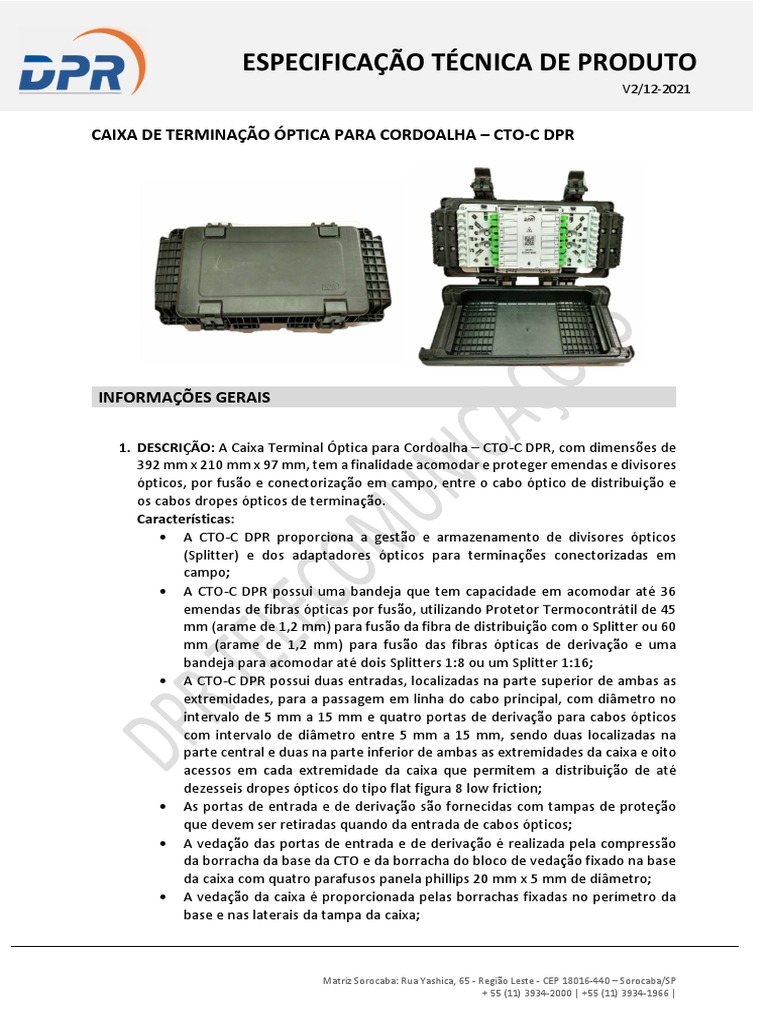 Cto-C DPR | PDF | Polímeros | Materiais