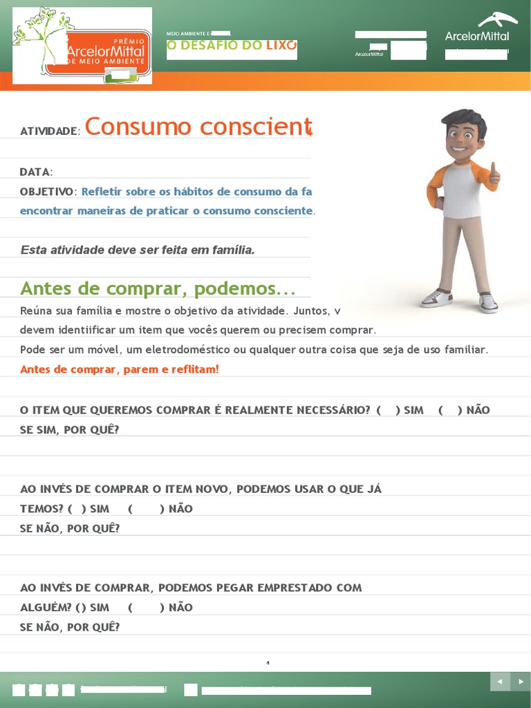 Atividade 4e5 Consumo Consciente | PDF | Science