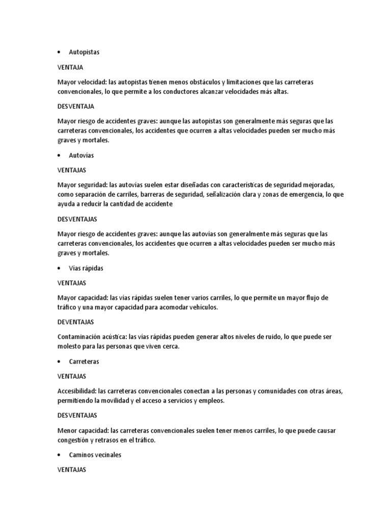 Ventajas y Desventajas | PDF