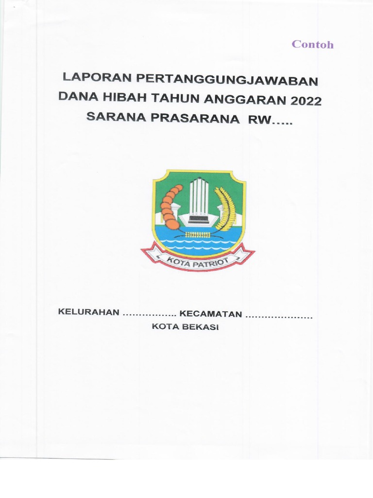 CONTOH LPJ RW | PDF