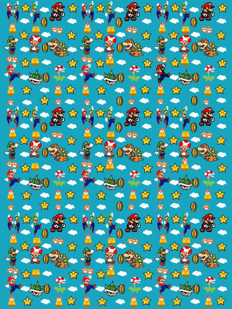 Super Mario - Fondo Azul | PDF