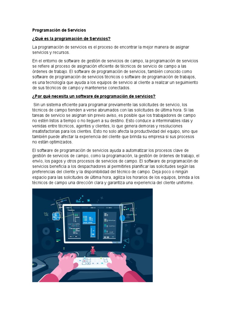 Programación de Servicios | PDF