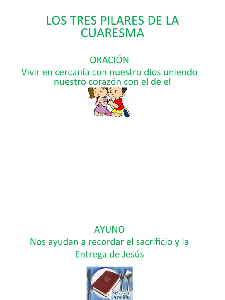 Tres Pilares de la Cuaresma | PDF