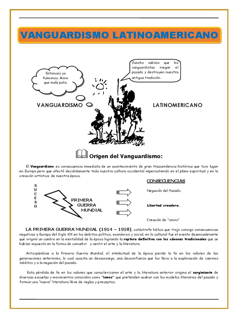 Vanguardismo Latinoamaricano Resuelto - Nicol | PDF | Historia