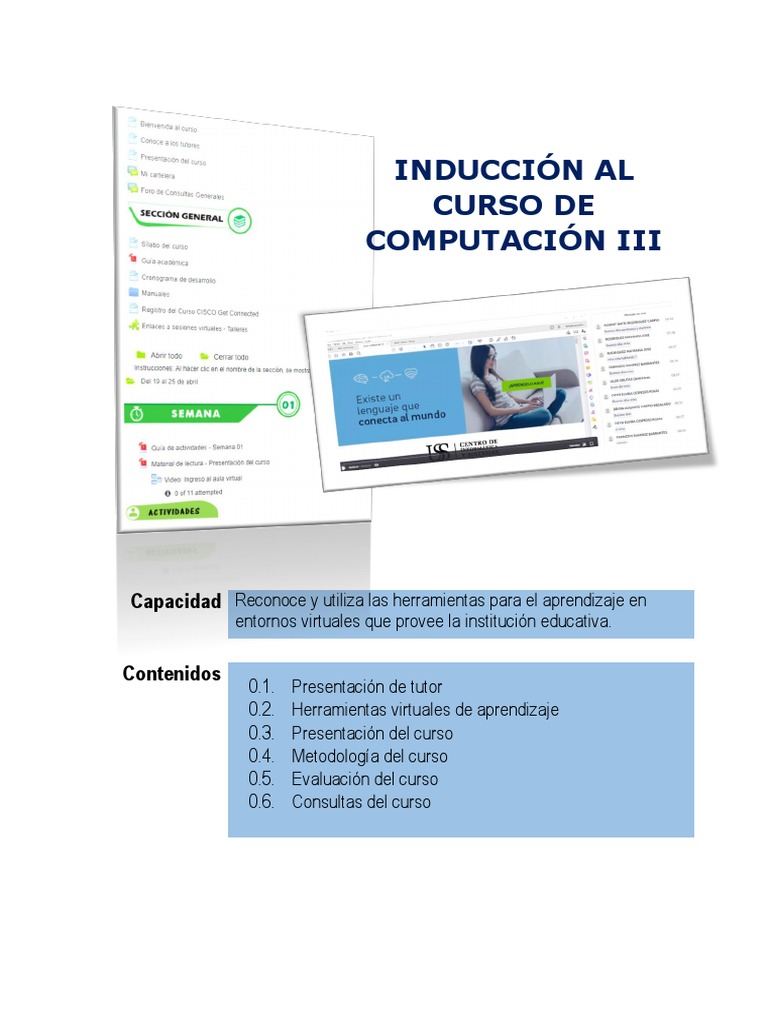 Introducción A Computación III | PDF | Evaluación | Aprendizaje