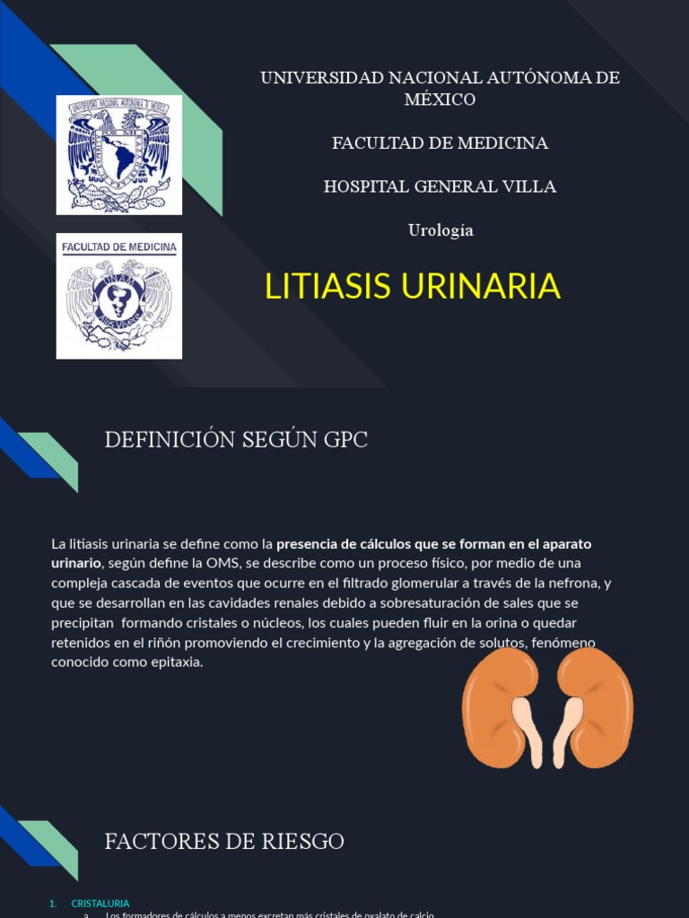 Litiasis Urinaria | PDF