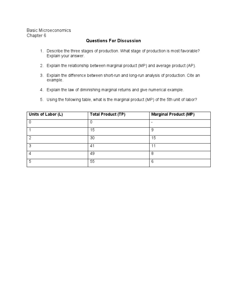 Chapter 5&6 | PDF | Utility | Microeconomics