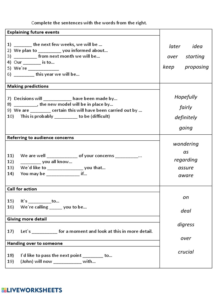 Explaining Future Events: Later Idea Over Starting Keep Proposing | PDF