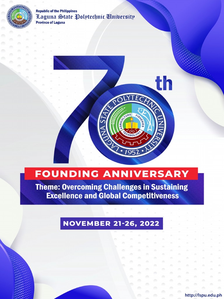 Lspu 70 Program Final | Download Free PDF | Philippines