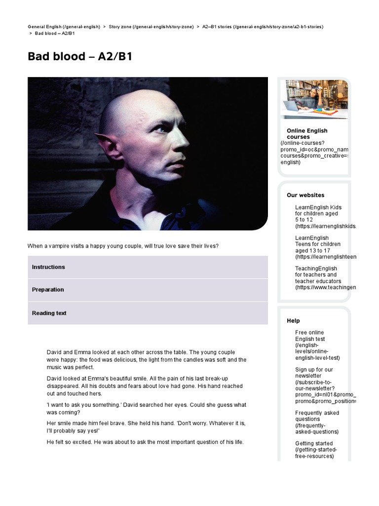 Vampire Tale: Love vs. Fear | PDF