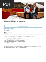M365 Plans Details Comparison | PDF | Microsoft Office | Software