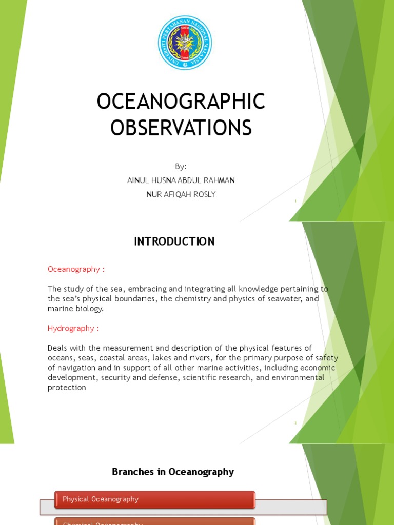 Slide L9 | PDF | Oceanography | Thermometer