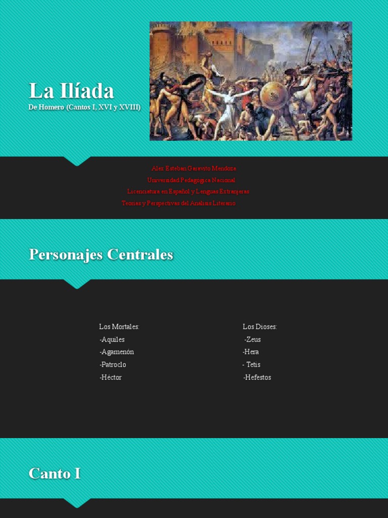 La Ilíada | PDF | Aquiles | Héctor