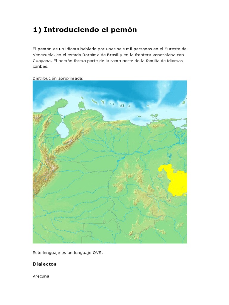 Idioma Pemon Basico | PDF