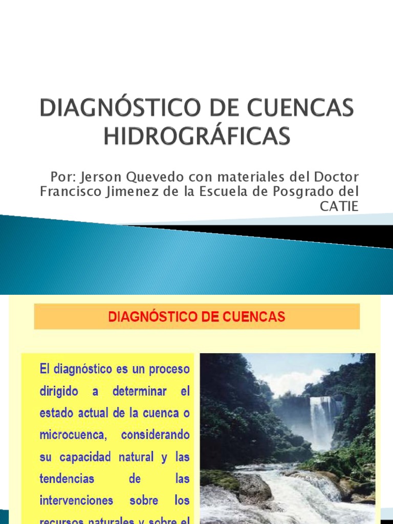 Diagnostico de Cuencas | PDF