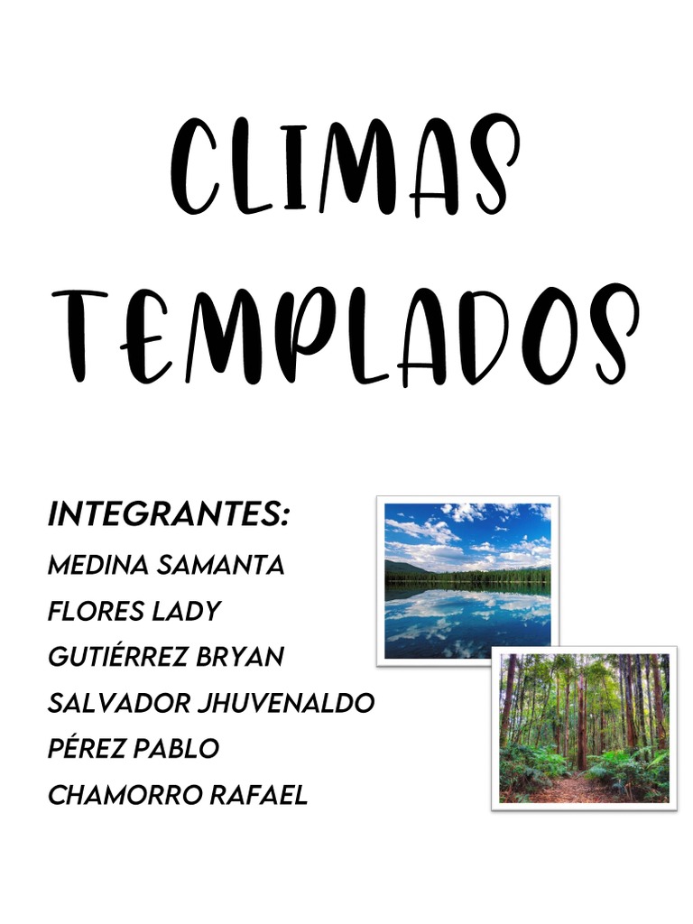 Clima Templado | PDF