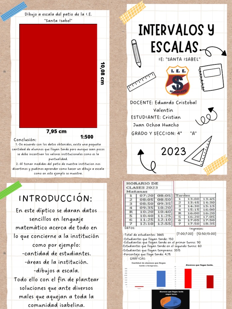 Folleto Díptico Flyer Taller Creativo Infantil Doodle Marrón y Blanco | PDF