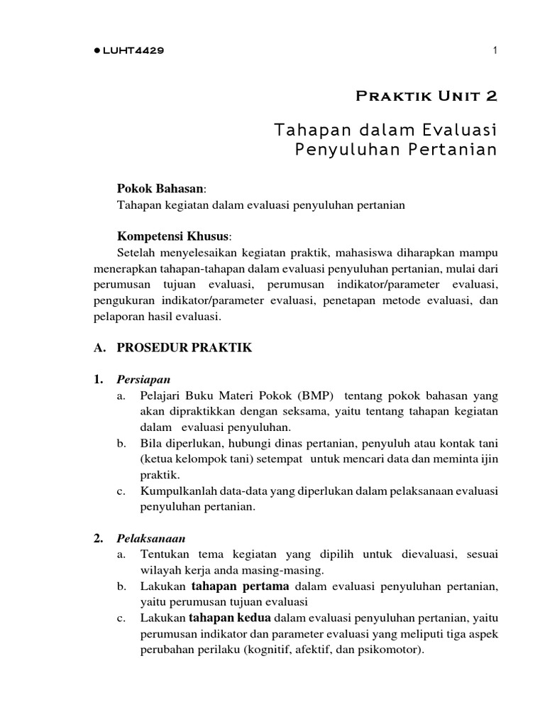 Panduan Praktik Luht 4429-Rev-Final-Unit 2-Feb 2021 | PDF | Komputer