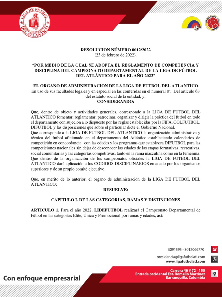 Reglamento 2022. Comite Ejecutivo 012 | PDF | Negocios