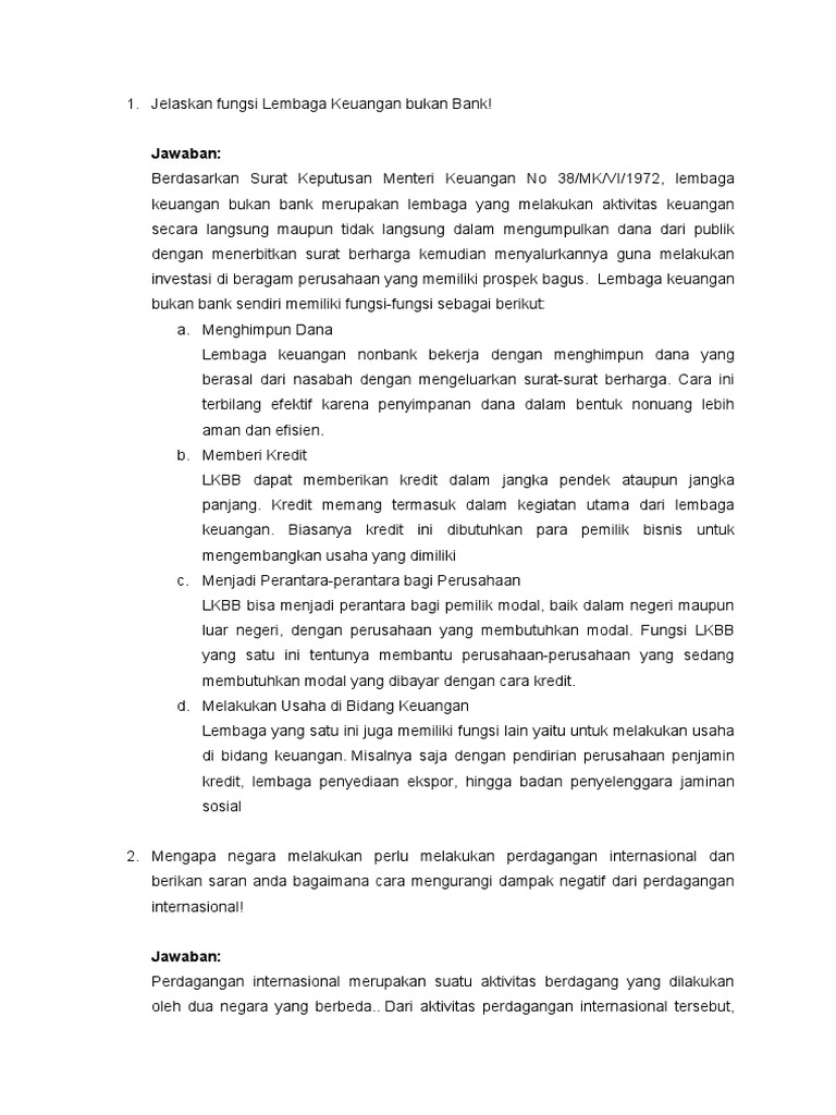 Tugas 3 - Pengantar Ilmu Ekonomi | PDF