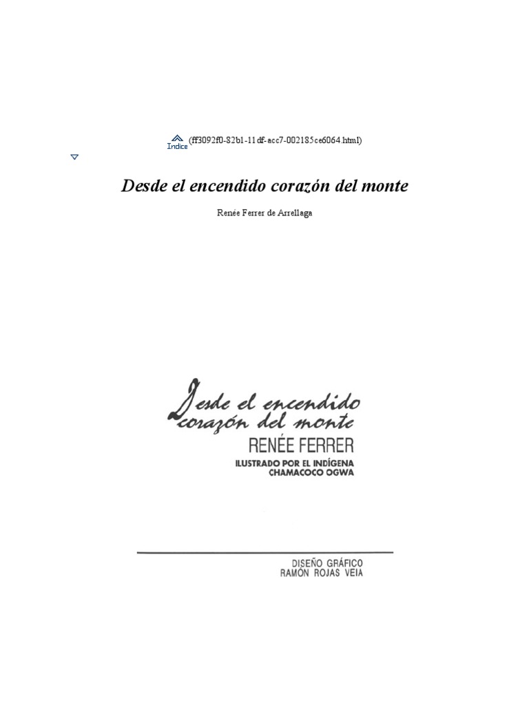 Desde El Encendido Corazón Del Monte _ Renée Ferrer de Arréllaga ...