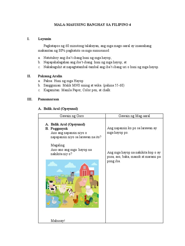 Banghay | PDF