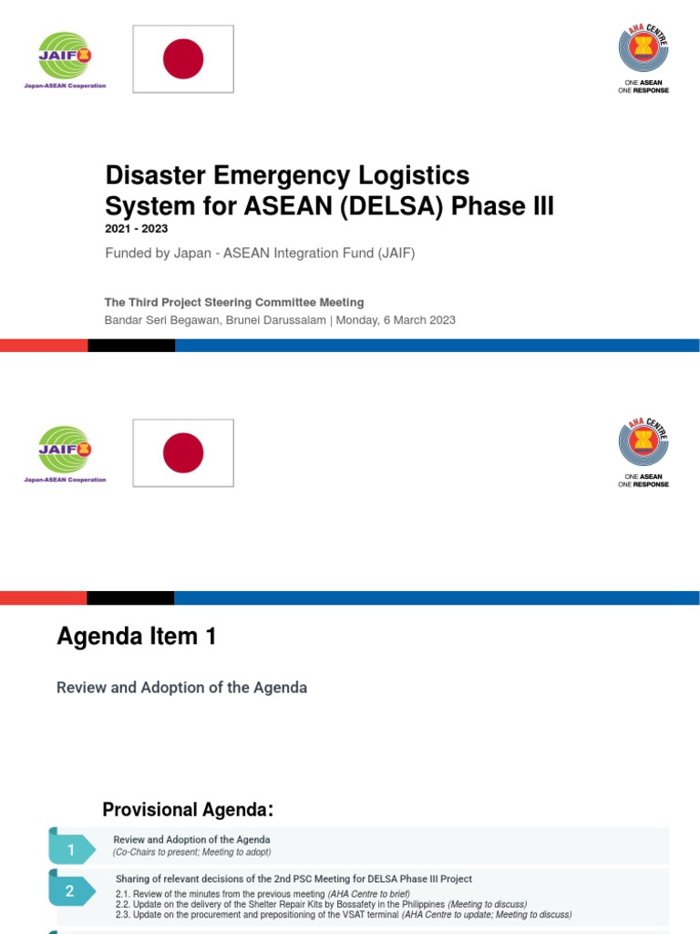 The 3rd PSC Meeting For DELSA Phase III Project Presentation | PDF ...