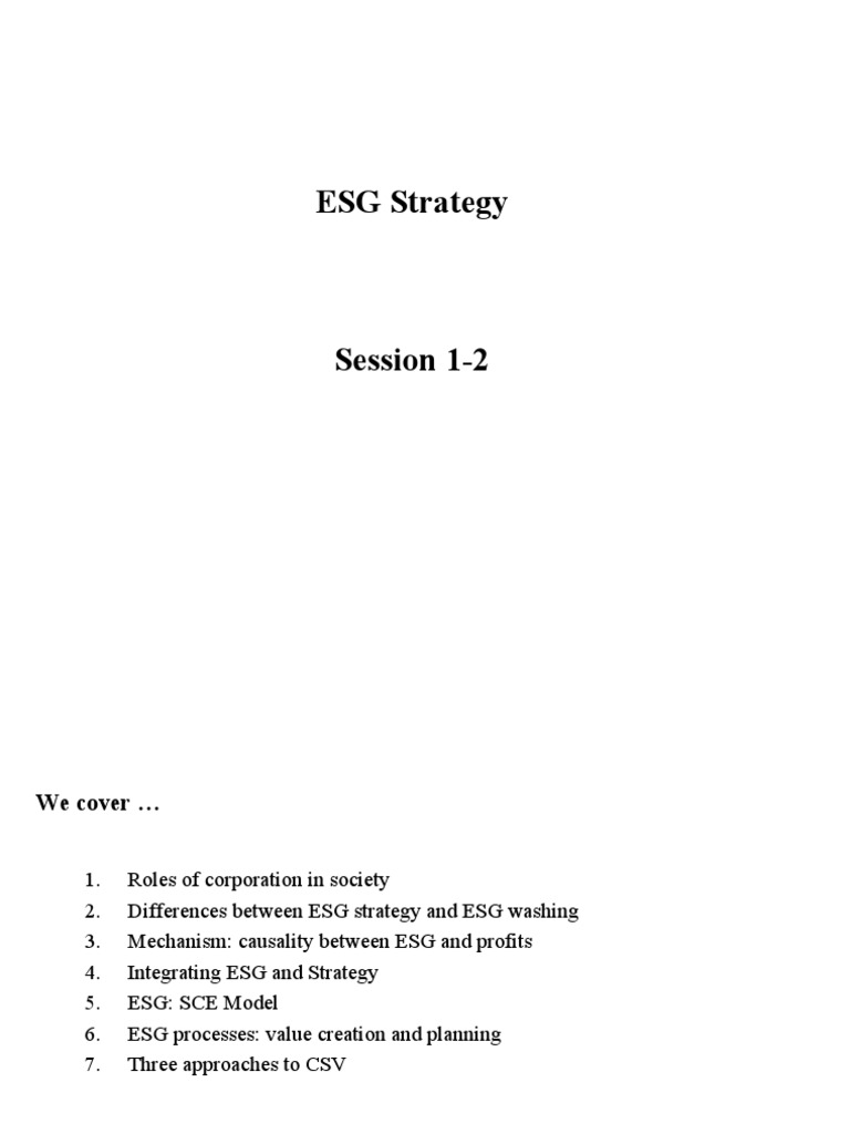 Esg 12 | PDF