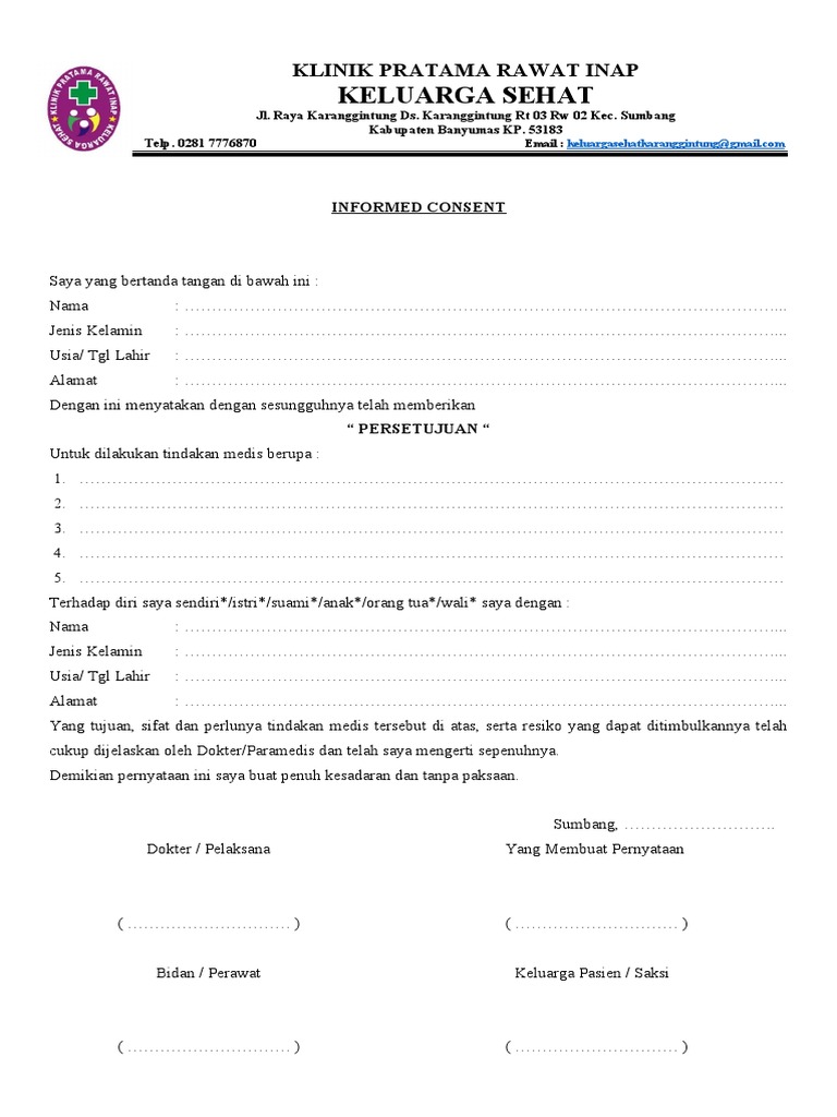 Informed Consent | PDF